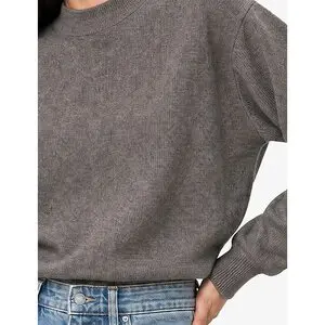 The Kooples Fitted Round-neck Wool And Cashmere Jumper