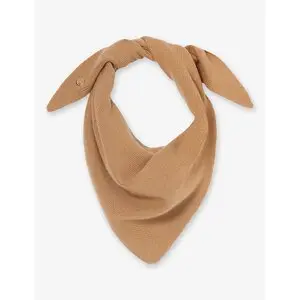 Claudie Pierlot Triangular Wool And Cashmere Scarf - Beige