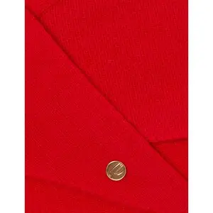 Claudie Pierlot Triangular Wool And Cashmere Scarf - Red