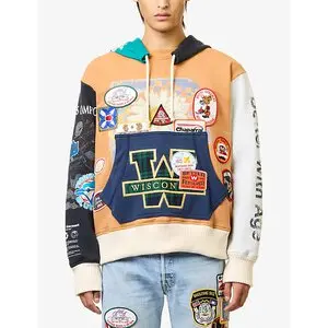 BETTER WITH AGE Brando Afterhood Embroidered-patches Jersey Hoody - Multi