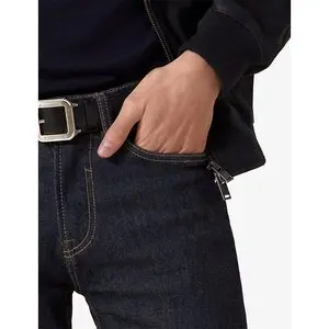 Cartier Santos De Reversible Leather Belt