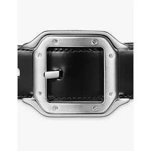 Cartier Santos De Reversible Leather Belt