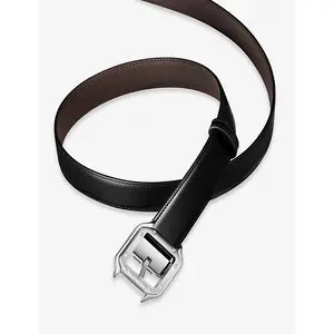 Cartier Santos De Reversible Leather Belt