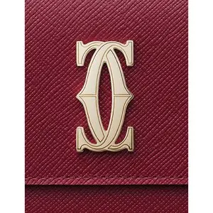 Cartier C De Leather Wallet - Red