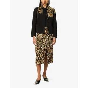 Dries Van Noten Bettsy Embellished Cotton Jacket