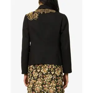 Dries Van Noten Bettsy Embellished Cotton Jacket
