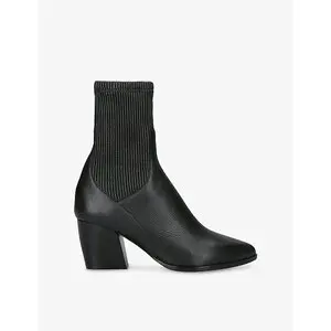 Pierre Hardy Rodeo Grain Leather Heeled Ankle Boots - Black