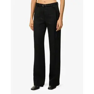 Dries Van Noten Presta Straight-leg Wool Trousers