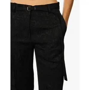 Dries Van Noten Presta Straight-leg Wool Trousers