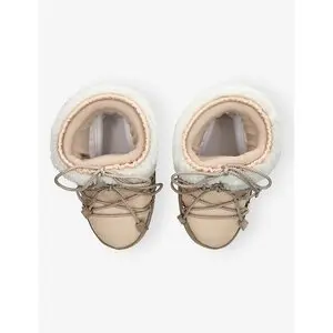 Moon Boot Icon Low Suede And Faux-fur S
