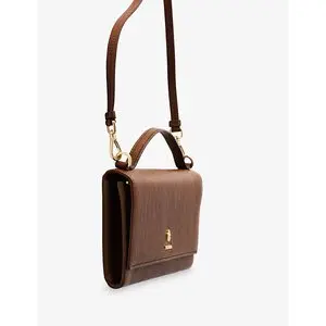 Prada Brand-plaque Leather Wallet With Shoulder Strap