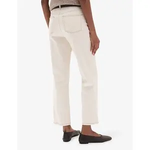 THE WHITE COMPANY Marlow Straight-leg Stretch-denim Jeans