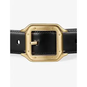 Cartier Santos De Reversible Leather Belt