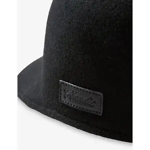Claudie Pierlot Brand-appliqué Wool-felt Cap