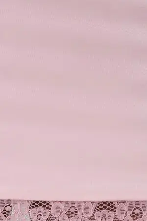 Meshki Althea Lace Trimmed Mini Dress - Pink