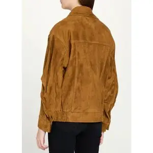 AEXAE Lambskin Suede Oversized Jacket