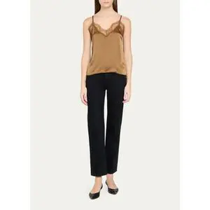 AEXAE Silk Lace Tank Top