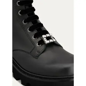 ROGER VIVIER Viv Rangers Truck Charms 20mm Leather Booties