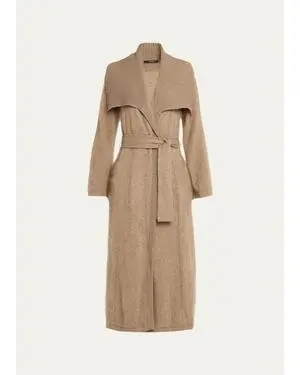 TOCCIN Edina Cashmere Shawl-collar Duster