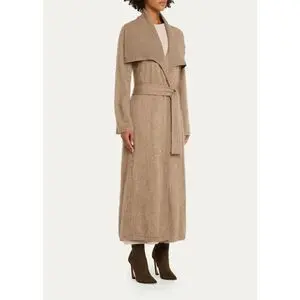 TOCCIN Edina Cashmere Shawl-collar Duster