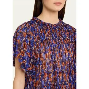 Ulla Johnson Ryla Floral Silk Chiffon Mini Dress