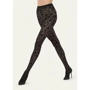 Wolford Rose Sheer & Opaque Tights
