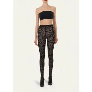 Wolford Rose Sheer & Opaque Tights