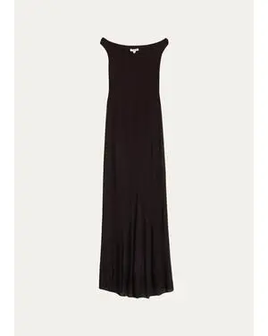 Alaïa Off-shoulder Maxi Dress