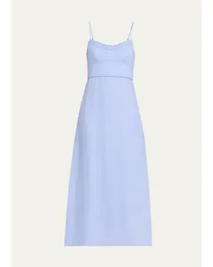 Zimmermann Luna Midi Dress - Sky