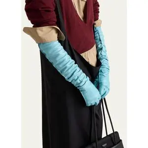 Prada Long Nappa Leather Gloves