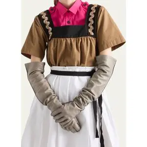 Prada Long Nappa Leather Gloves