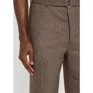 OFFICINE GÉNÉRALE Wool Crease-front Pants