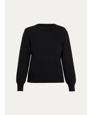 TOTEME Wool-cotton Crewneck Sweater