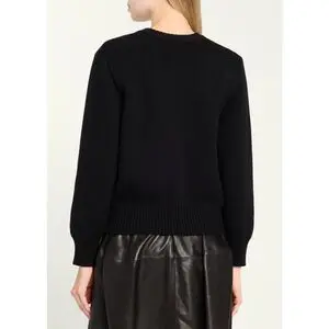 TOTEME Wool-cotton Crewneck Sweater