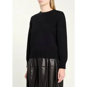 TOTEME Wool-cotton Crewneck Sweater