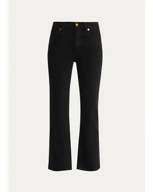 JAMIE HALLER The Rooney Mid-rise Bootcut Jeans