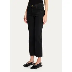 JAMIE HALLER The Rooney Mid-rise Bootcut Jeans