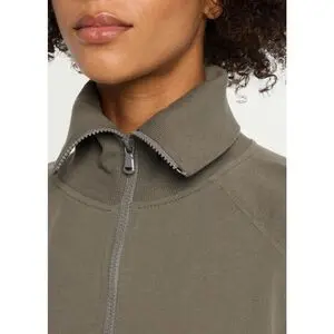 Brunello Cucinelli Monili Silk Cuffs Travel Zip-up Jacket