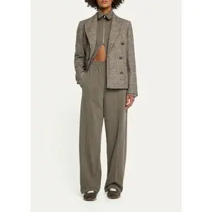 Brunello Cucinelli Monili Silk Cuffs Travel Zip-up Jacket