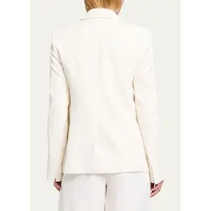 TWP Her Fit Blazer In Coated Viscose Linen