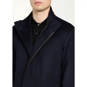 Cesare Attolini Cashmere Stand-collar Car Coat