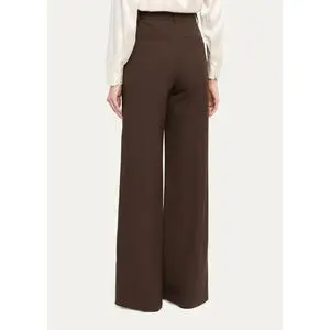 A.L.C. Reid Pintucked Wool-blend Pants