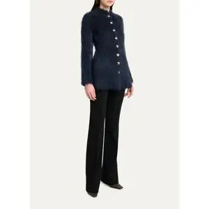 PROENZA SCHOULER Aniza Fuzzy Mohair-blend Cardigan