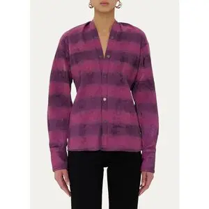 HAIKURE Shona Check-print Cotton Shirt - Pink