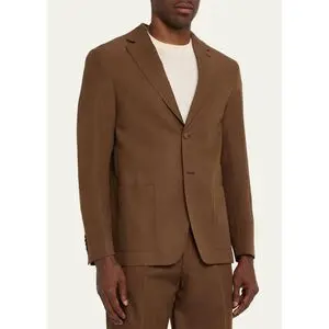 Officine Générale Michel Relaxed Single-breasted Jacket