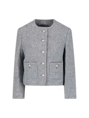 DUNST Wool Blend Cropped Jacket
