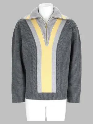 Drole De Monsieur Graphic Sweater - Grey