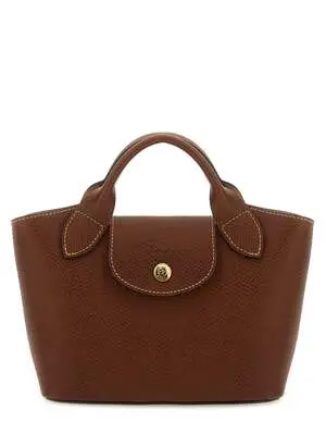 Longchamp Leather Handbag - Brown