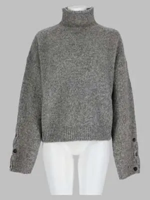 ALYSI Alpaca-cotton Merino Wool Sweater