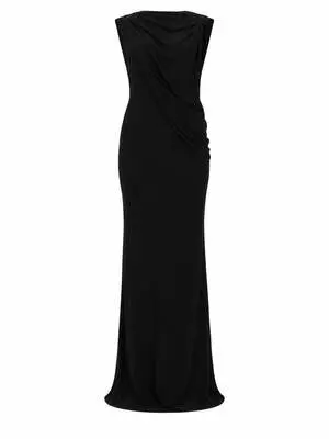 TOM FORD Draped Strapless Maxi Gown